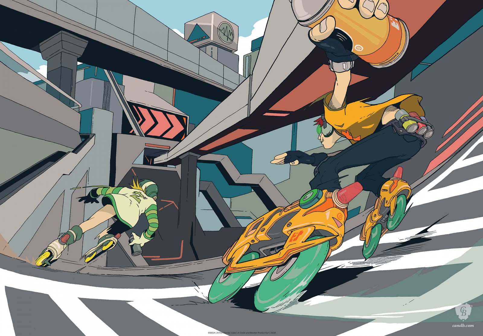 Artwork Jet Set Radio (2018) SEGA