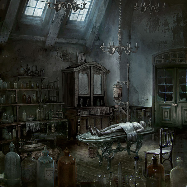 Artwork Iosefka's Clinic | Bloodborne | FromSoftware | Cook and Becker
