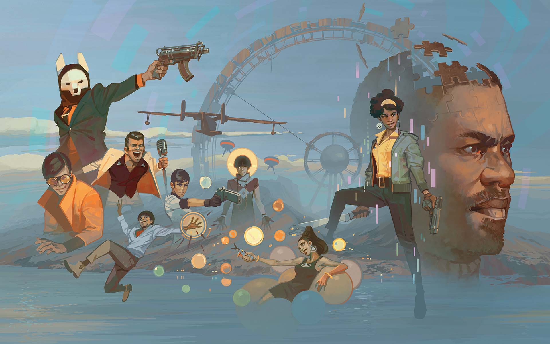 Artwork Visionaries | Deathloop | Arkane Studios | Cook and Becker