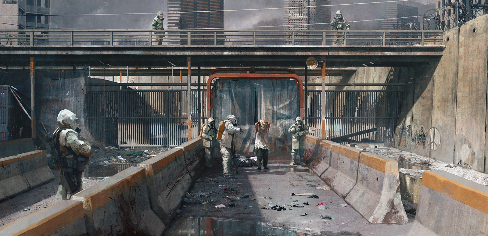 Artwork Quarantine Zone | The Last of Us | Naughty Dog | Cook and Becker